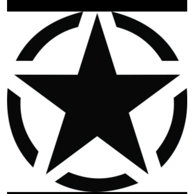 Jual cutting sticker logo bintang part 1 ,cocok buat kendaraan apa saja ...