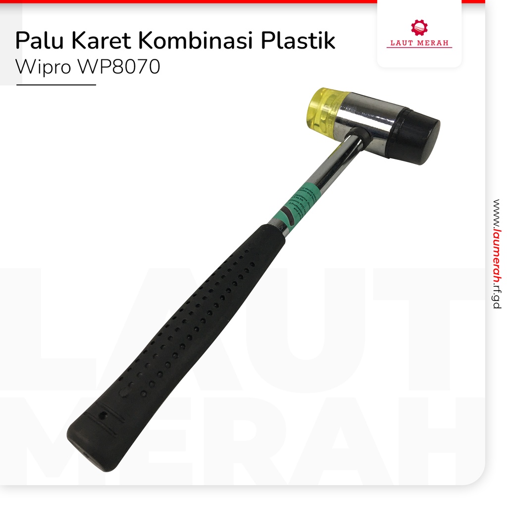 Jual Palu Karet Kombinasi Plastik Handle Gagang Besi 35mm - Wipro ...
