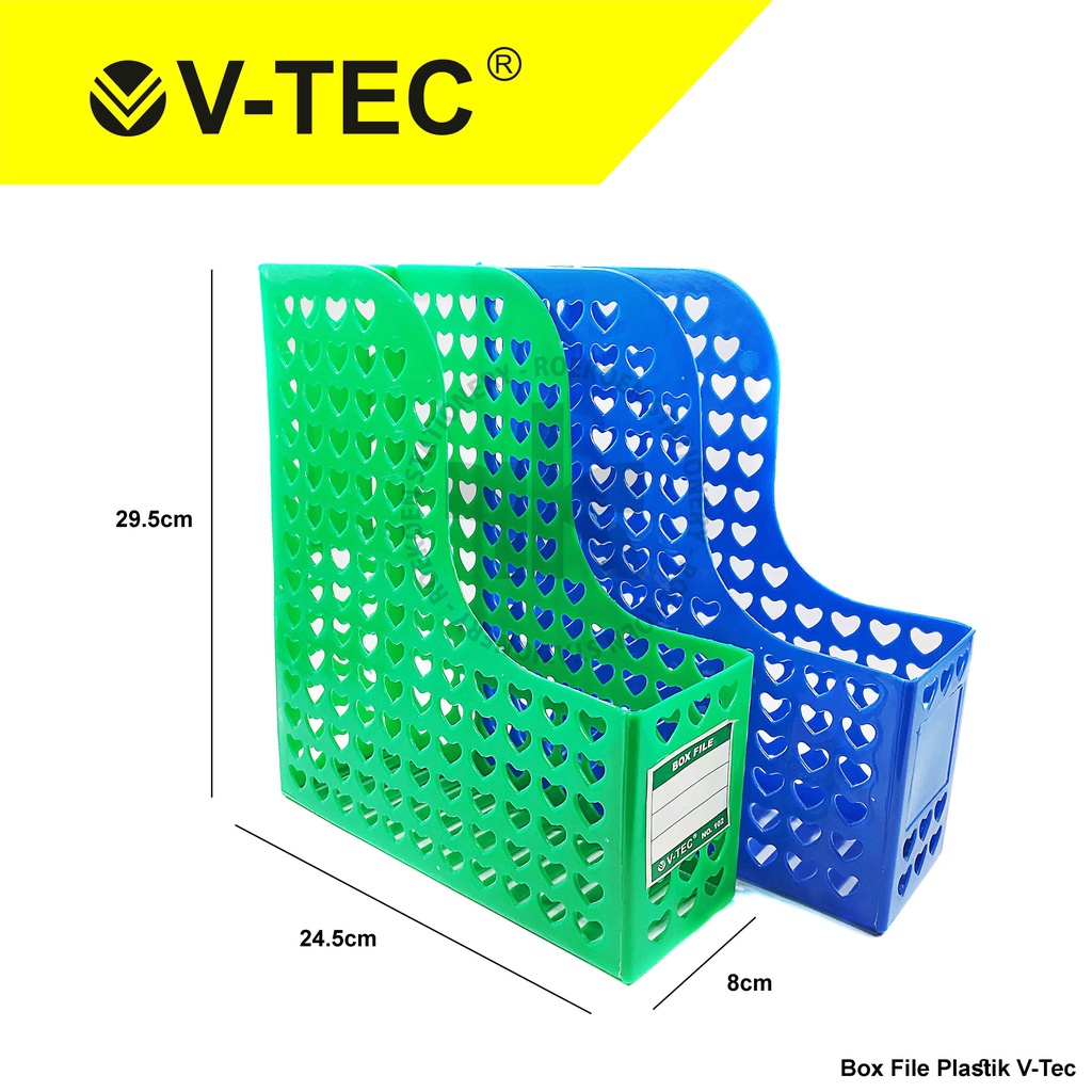 Jual V-Tec Box File Plastik Mix (Warna Campur) | Shopee Indonesia