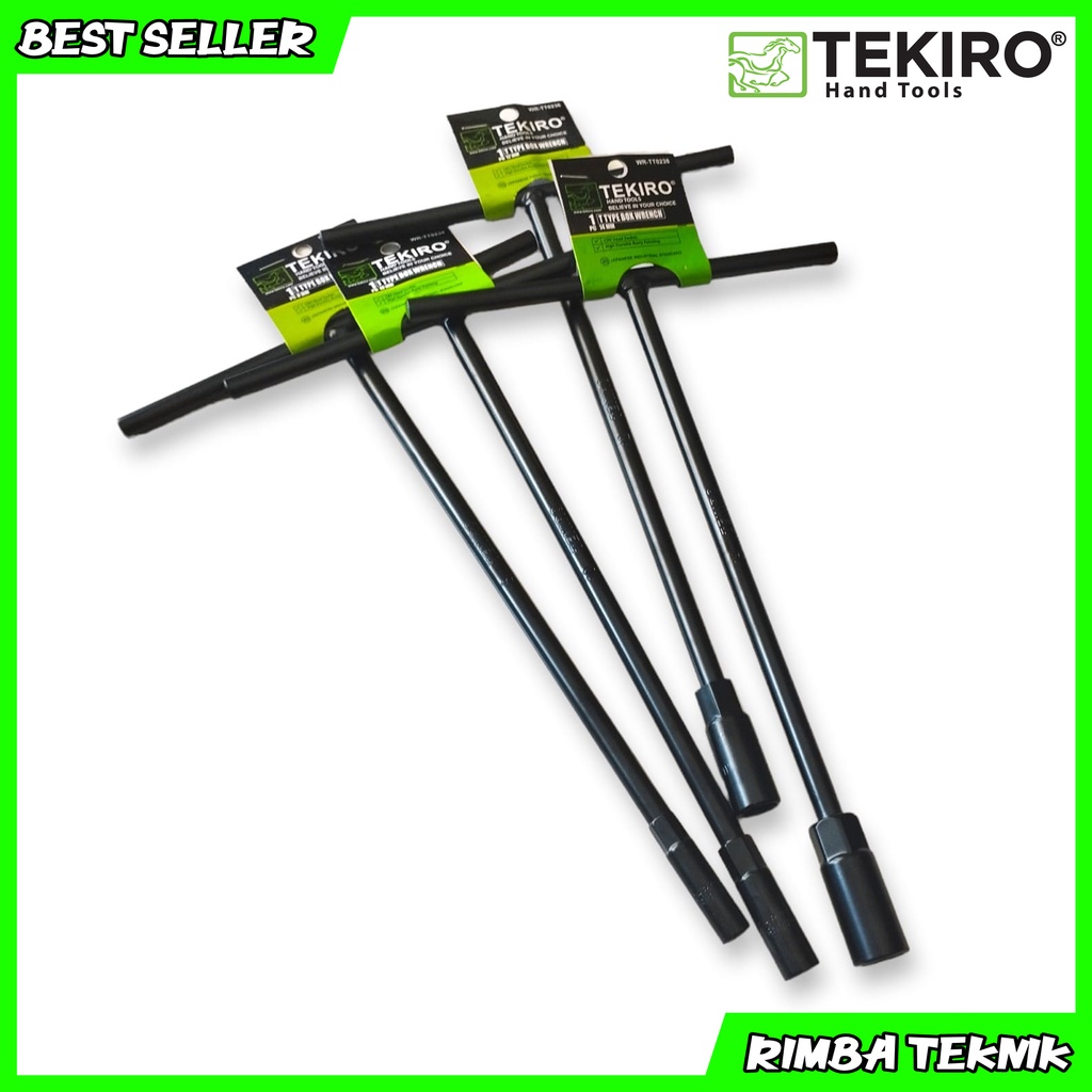 Jual TEKIRO Paket 4 pcs kunci T 8-10-12-14mm Kunci Sock T Hitam Tekiro ...