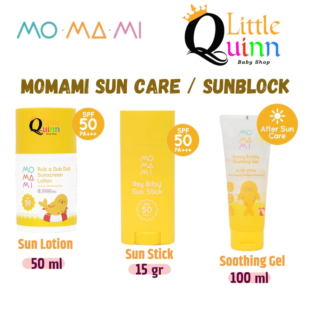 Jual MOMAMI Sunscreen bayi Anak / Momami Sunblok | Shopee Indonesia