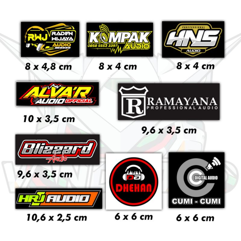 Jual stiker audio / stiker horeg / stiker viral / stiker sound / stiker ...
