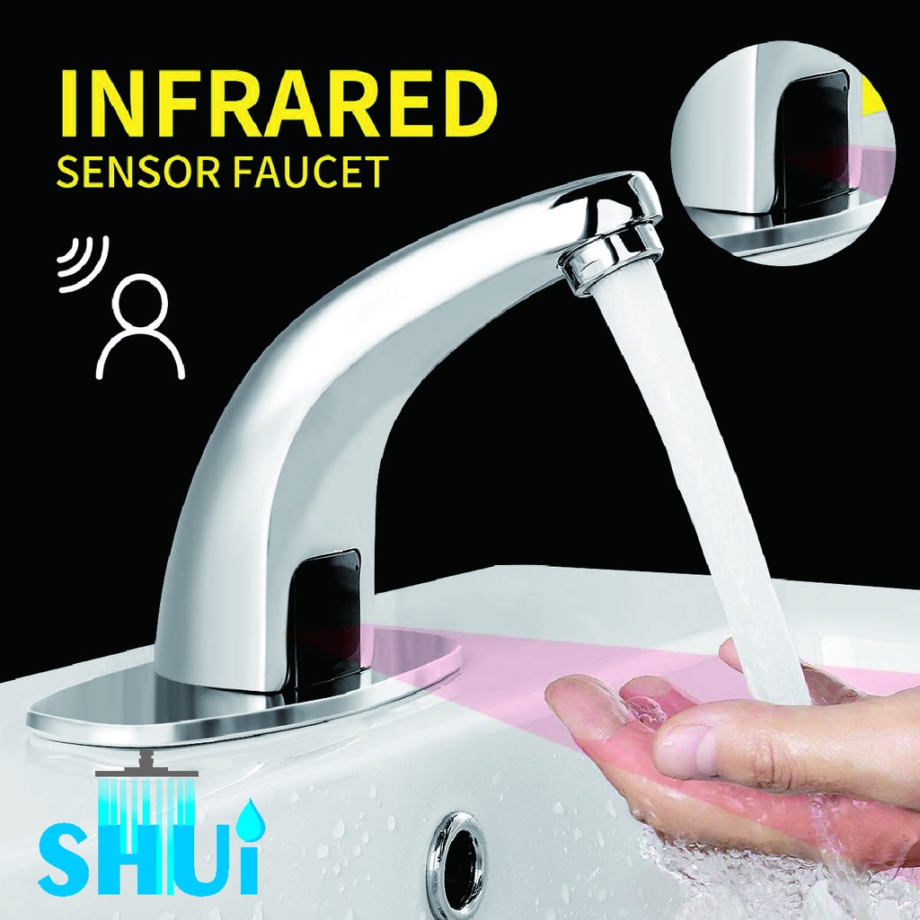 Jual Kran sensor otomatis / kran wastafel cuci tangan otomatis tanpa ...