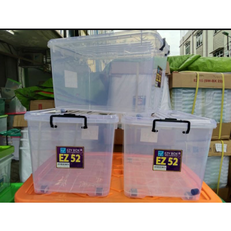 Jual CONTAINER BOX EZY BENING/PURE/TRASNPARAN 10-15-18-25-35-45-52-75 ...