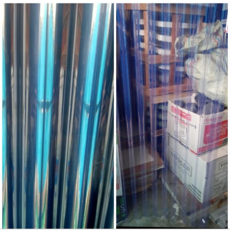 Jual Fiber Gelombang Atap PVC 105 X 150 cm Transparan Bening Tanpa ...