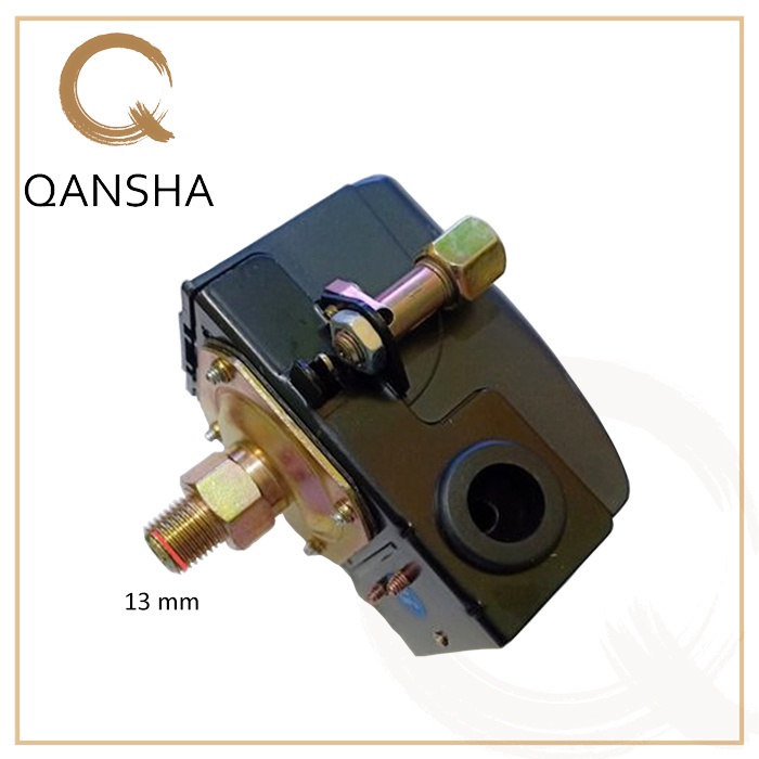 Jual Pressure Switch Otomatis Kompresor Angin 1/2 hp - 15 hp 8 Bar Drat ...