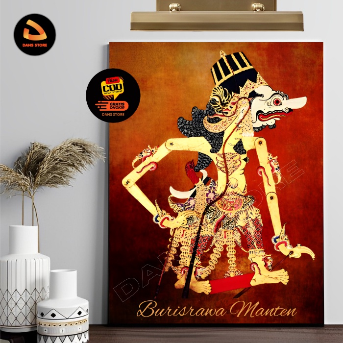 Jual Poster Wayang Burisrawa Burisrowo Untuk Hiasan Dinding dan ...