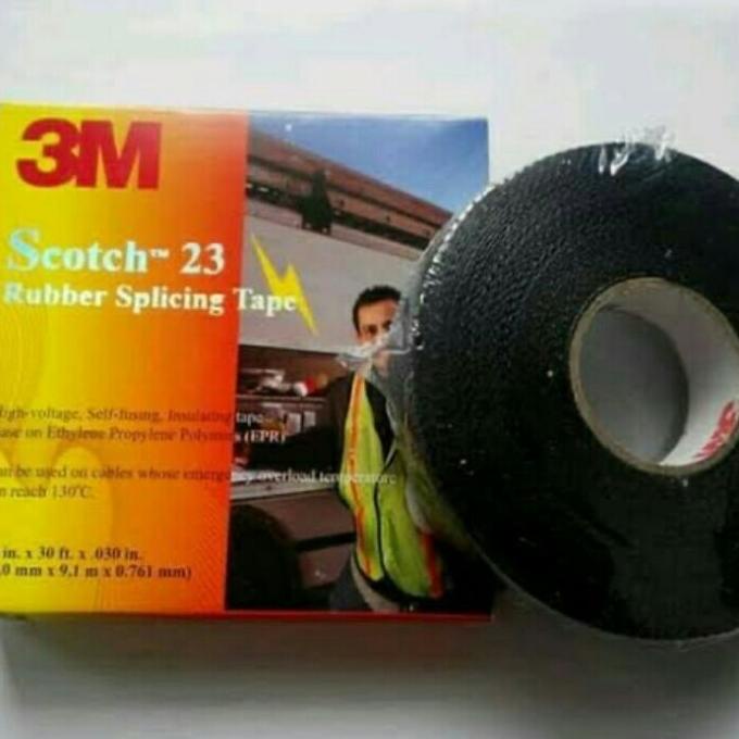 Jual 3M ISOLASI LISTRIK SCOTCH 23 / RUBBER SPLICING TAPE Non COD ...