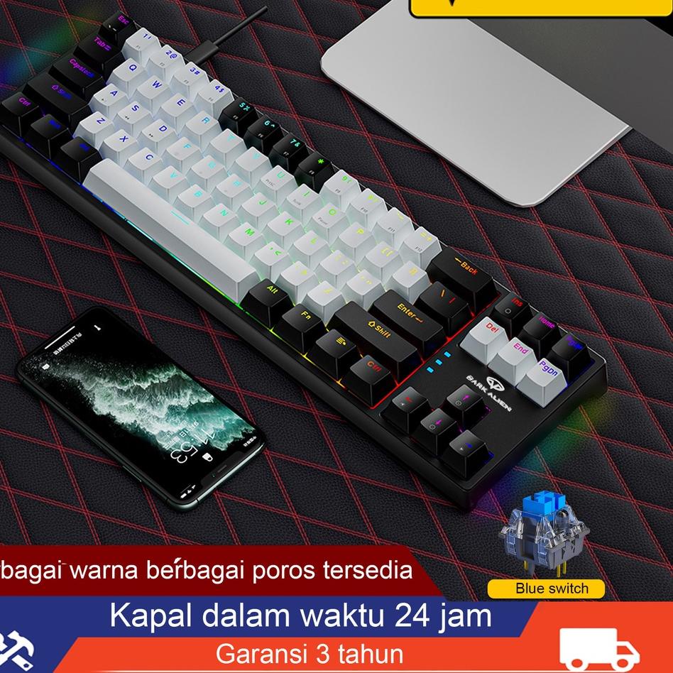 Jual Hemat Menarik LEAVEN keyboard mechanical gaming rgb wired outemu blue switch red switch ...