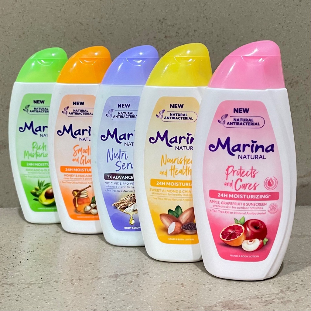 Jual Marina Hand Body Lotion Natural 95 ml | Shopee Indonesia