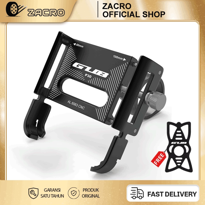 Jual ZACRO GUB P30 Original Holder Hp Motor Dudukan Ponsel Aluminium ...