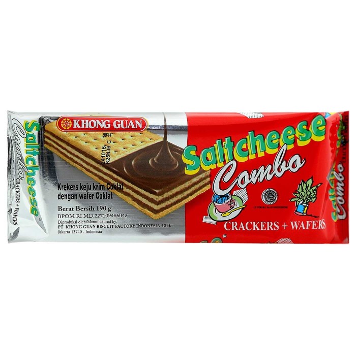 Jual Khong Guan Saltcheese Crackers Wafer 170gr | Shopee Indonesia
