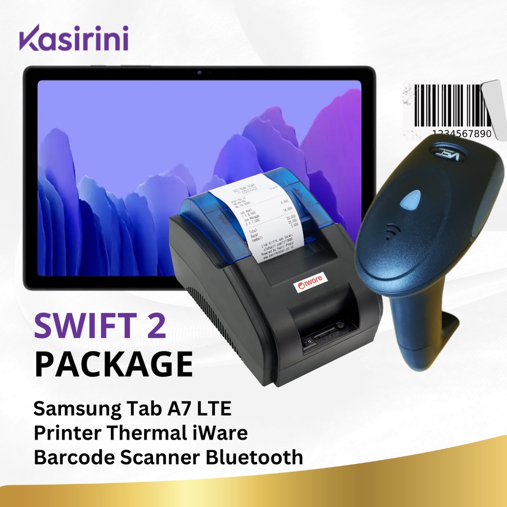 Jual SWIFT 2 PACKAGE | Samsung Tab A7 LTE, Printer Thermal IWARE ...