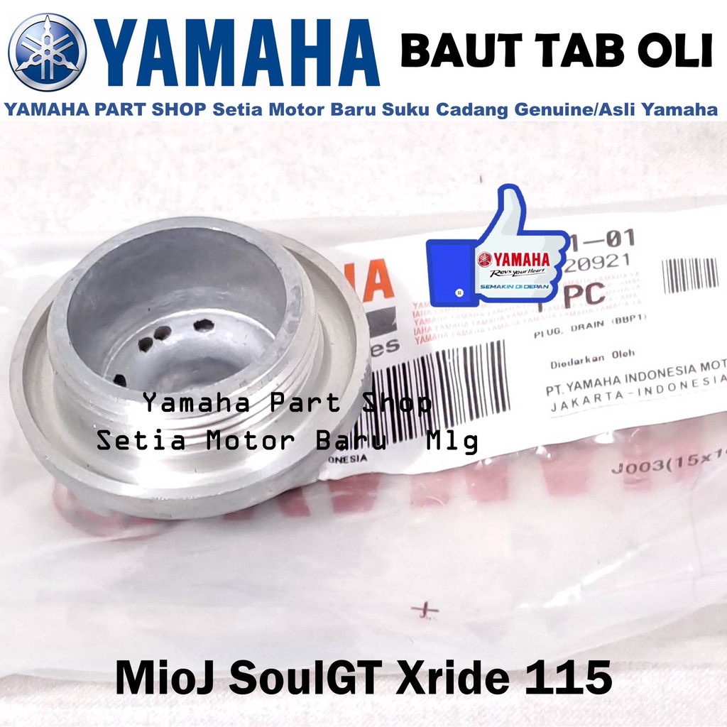 Jual Baut Tab Oli Bawah Mesin Plug Drain Motor MioJ SoulGT XRide 115 ...