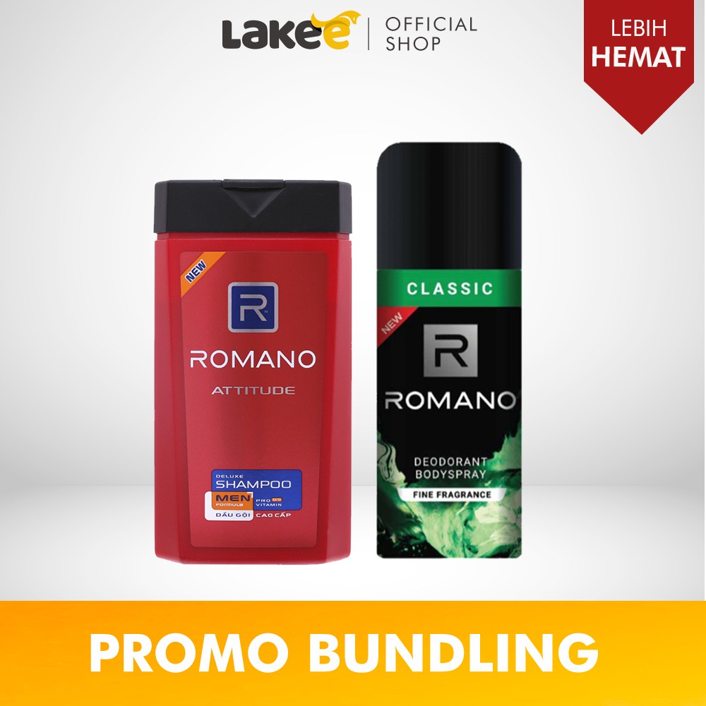 Jual Romano Anti dandruff shampo Attitude 70ml Romano Deodorant body ...