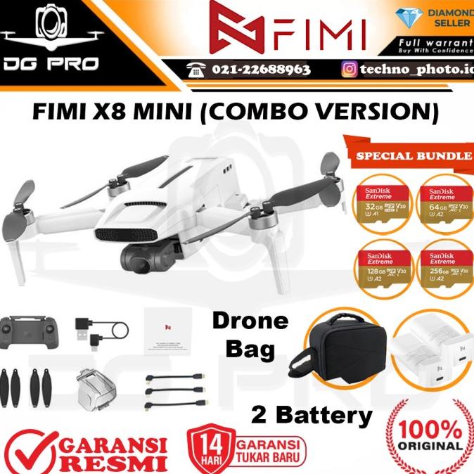 Jual Drone FIMI X8 Mini 8km 4K 3-Axis Gimbal Camera 2021 Version - X 8 Mini | Shopee Indonesia
