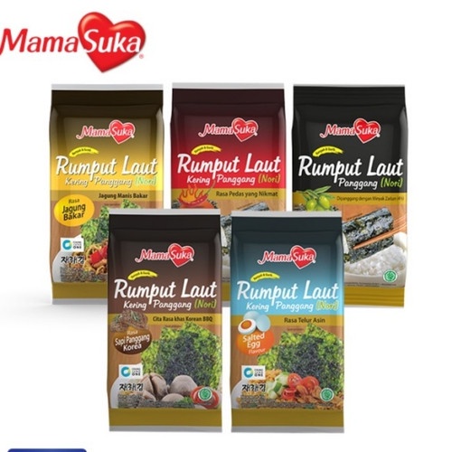 Jual Mama Suka Rumput Laut Nori Seaweed Isi 2's | Shopee Indonesia