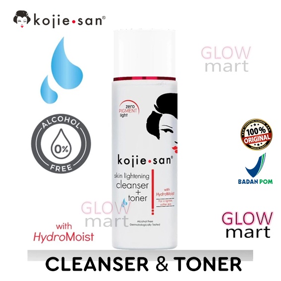 Jual GLOWMART KOJIE SAN Cleanser + Toner Dual Action 100 ml Skin ...