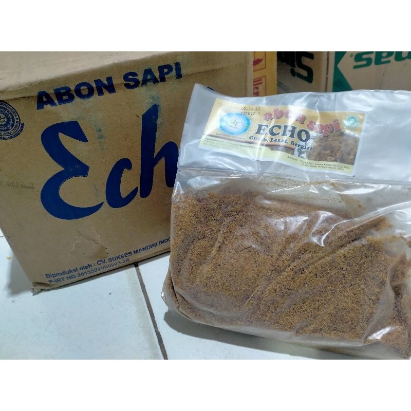 Jual Abon sapi Echo 250gr/500gr/1kg | Shopee Indonesia