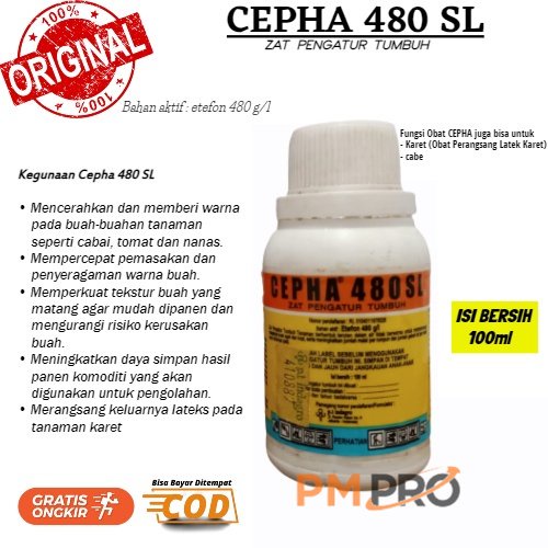 Jual Cepha 480 Sl 100 Ml Zat Pengatur Tumbuh ( Zpt ) Tanaman Cair Atau ...