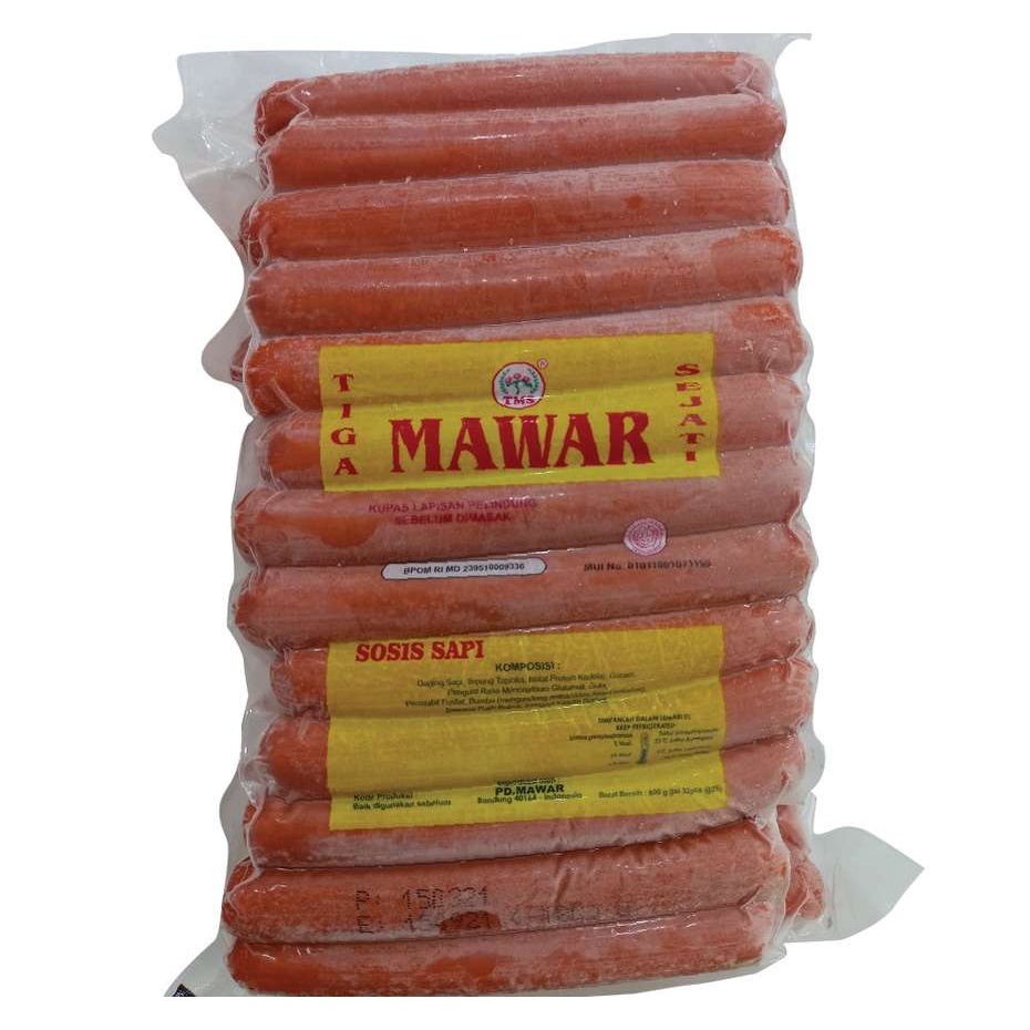 Jual SOSIS SAPI TIGA MAWAR 800 GRAM | Shopee Indonesia
