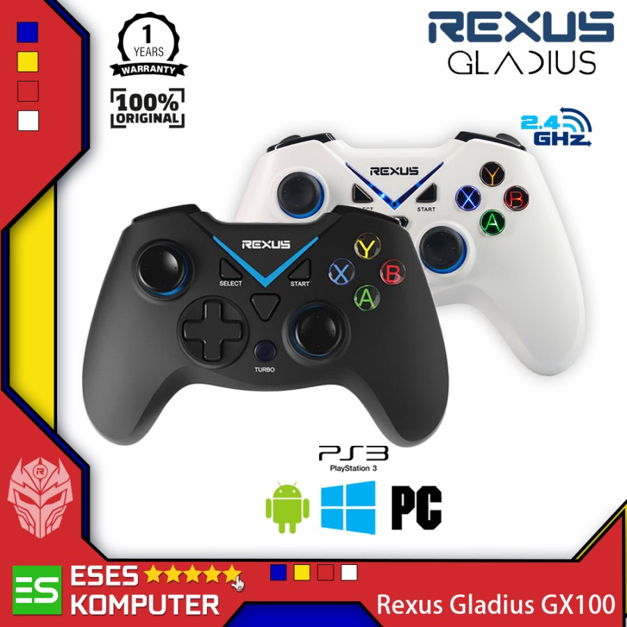 Jual Gamepad Rexus Gladius GX100 Wireless - Gaming Joystick - Garansi ...