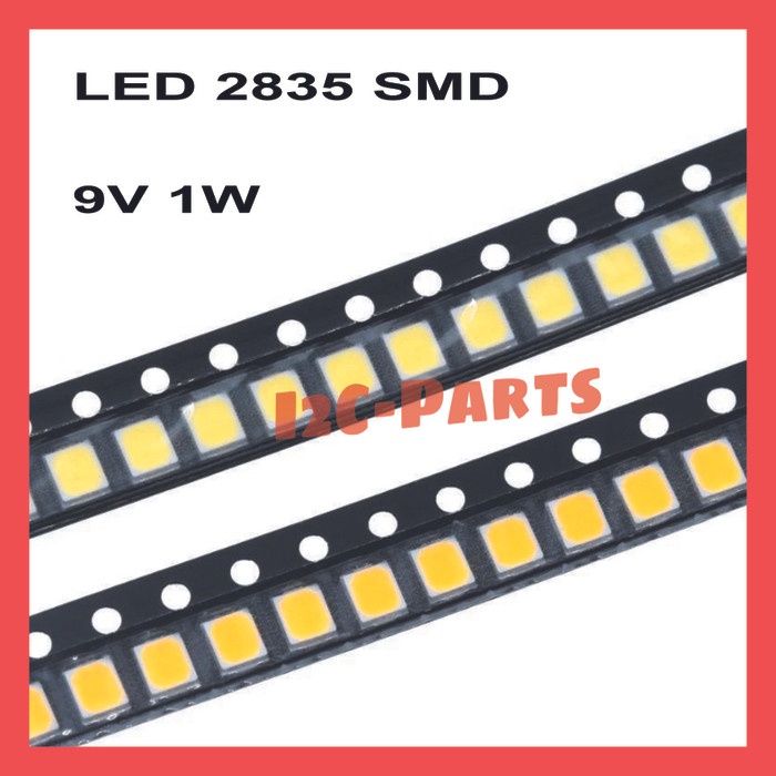 Jual LED 2835 9V 1W Ultra Bright SMD 105-110LM light emitting diode 3528 | Shopee Indonesia