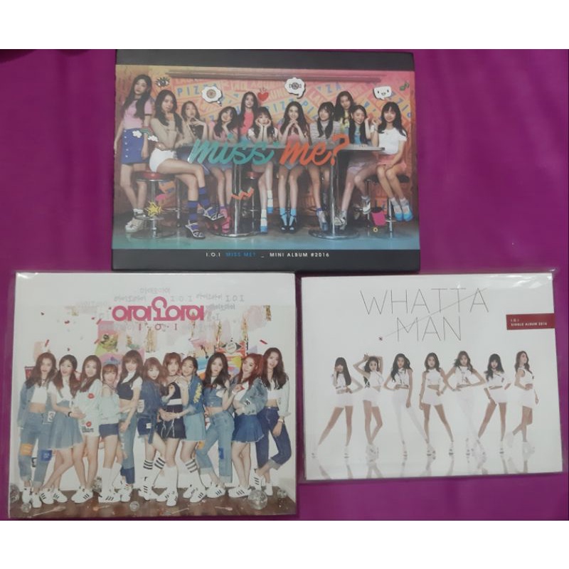 Jual album only ioi i.o.i whatta man chrysalis miss me somi nayoung chungha sejeong chaeyeon ...