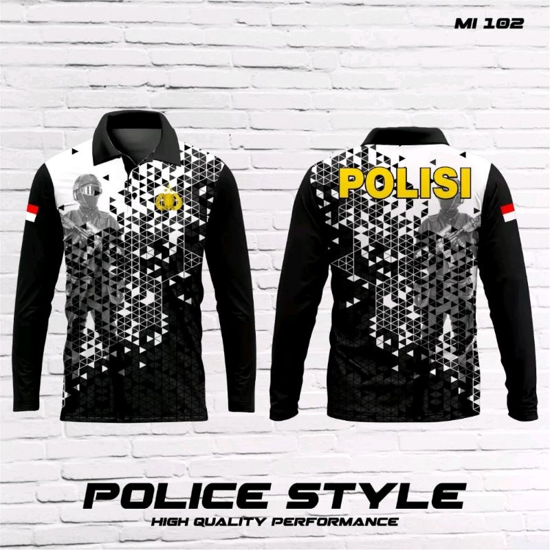 Jual JERSEY POLISI POLRI BISA COSTUM NAMA BISA COSTUM BISA COD BISA ...
