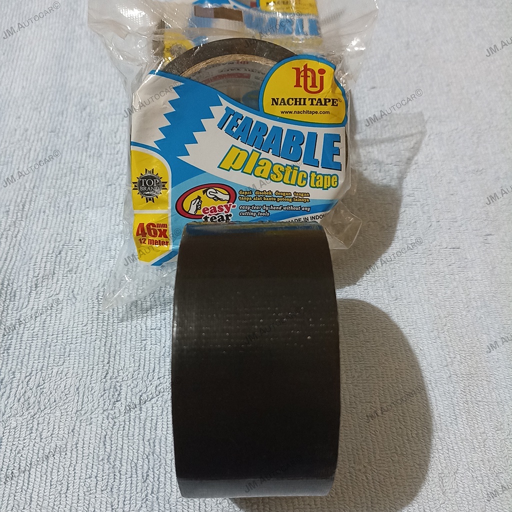 Jual Lakban Isolasi Selasiban Hitam Nachi Tape 2 inci 46mm x 12meter ...