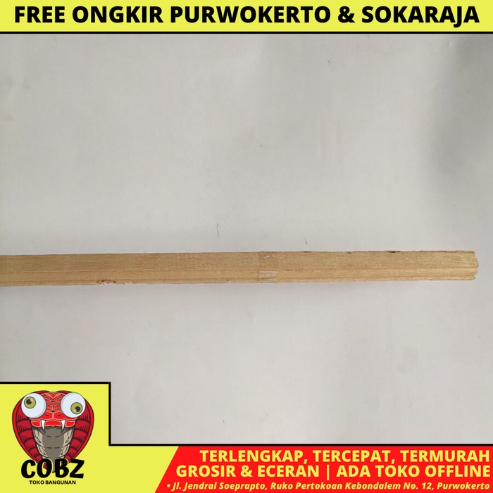 Jual 1 CM X 2 CM X 2 M / NM LIST PROFIL PLAFON KAYU SIKU | Shopee Indonesia