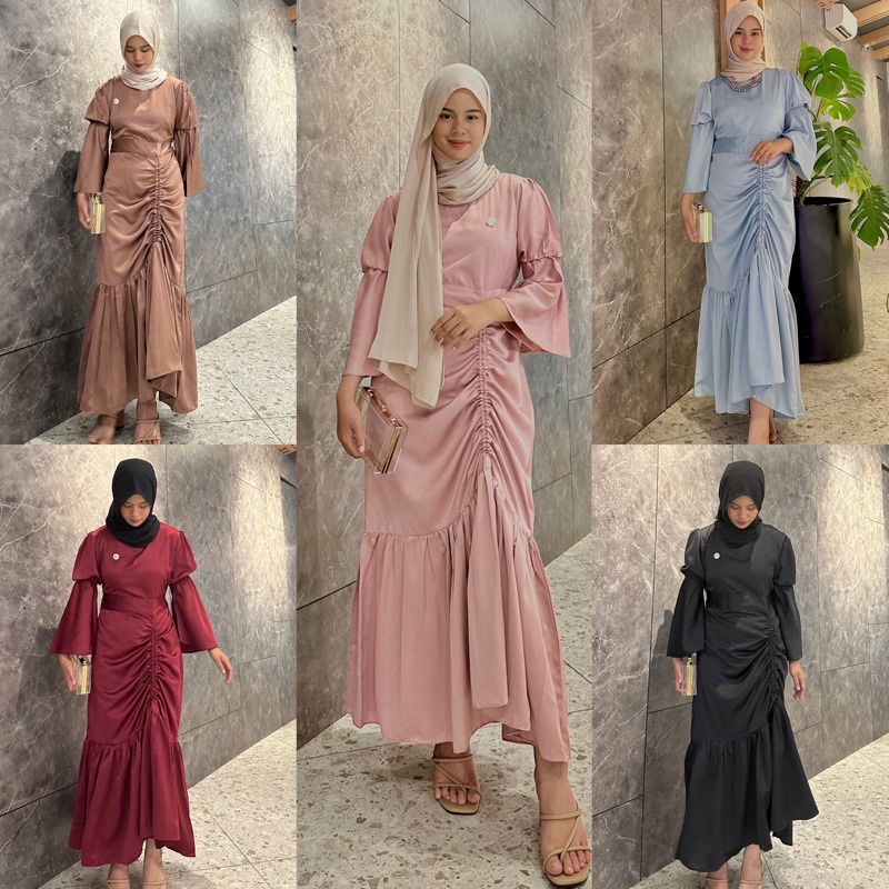Jual milov dress serut | Shopee Indonesia
