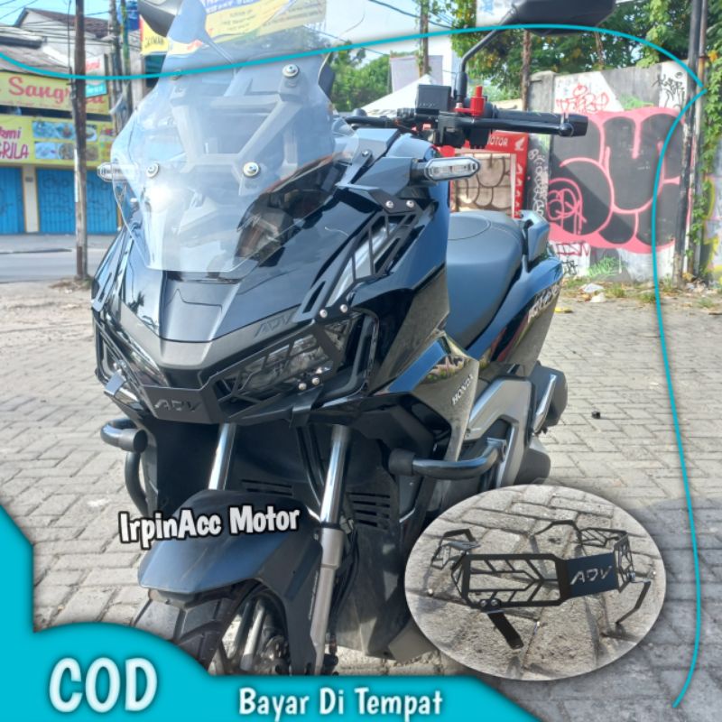 Jual Fronguard Pelindung Lampu depan ADV 160 Adv 150 Cover Front Guard ...