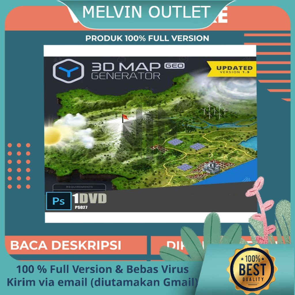 Jual Software 3D Map Generator Plugin Full Version Terbaru PRO Lifetime Premium | Shopee Indonesia