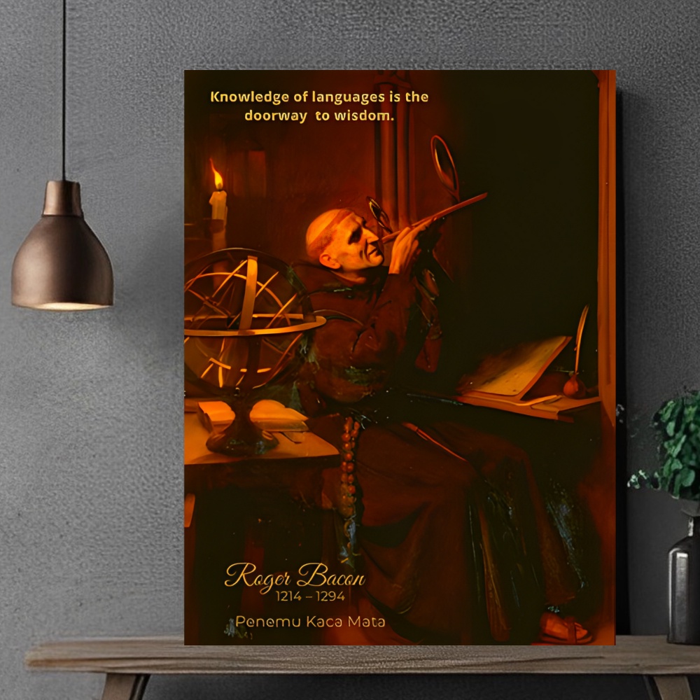 Jual POSTER ROGER BACON HIASAN DINDING AESTHETIC / ILMUWAN PENEMU ILM4 ...