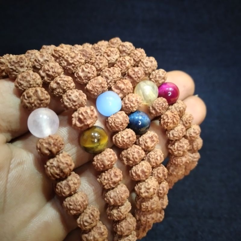 Jual Gelang tridatu jenitri genitri rudraksha asli khas bali original ...