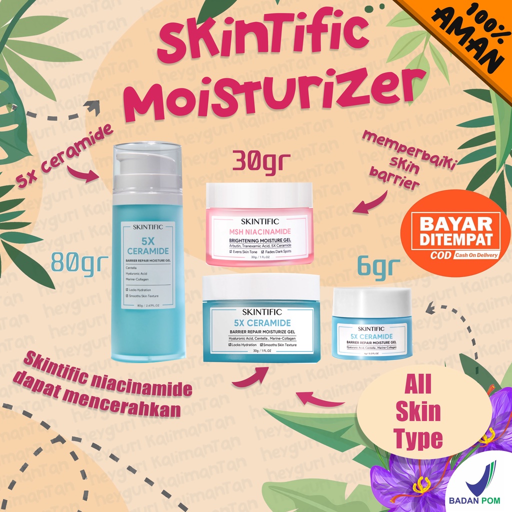 Jual Skintific skintipik skintifik skintipic moisturizer official 80 6 ...