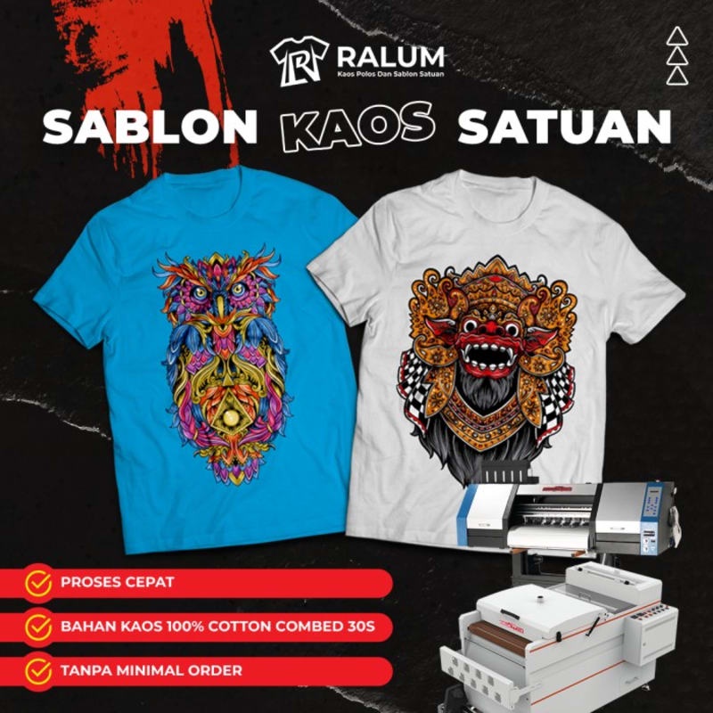 Jual SABLON DTF + PRESS (A6,A5,A4,A3,A3+) | Shopee Indonesia