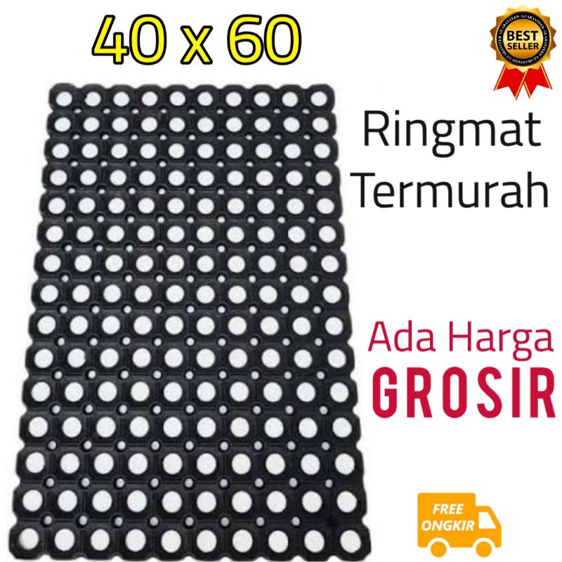Jual Keset Karpet Karet Anti Slip Licin Kamar Mandi - Karet Hitam ...