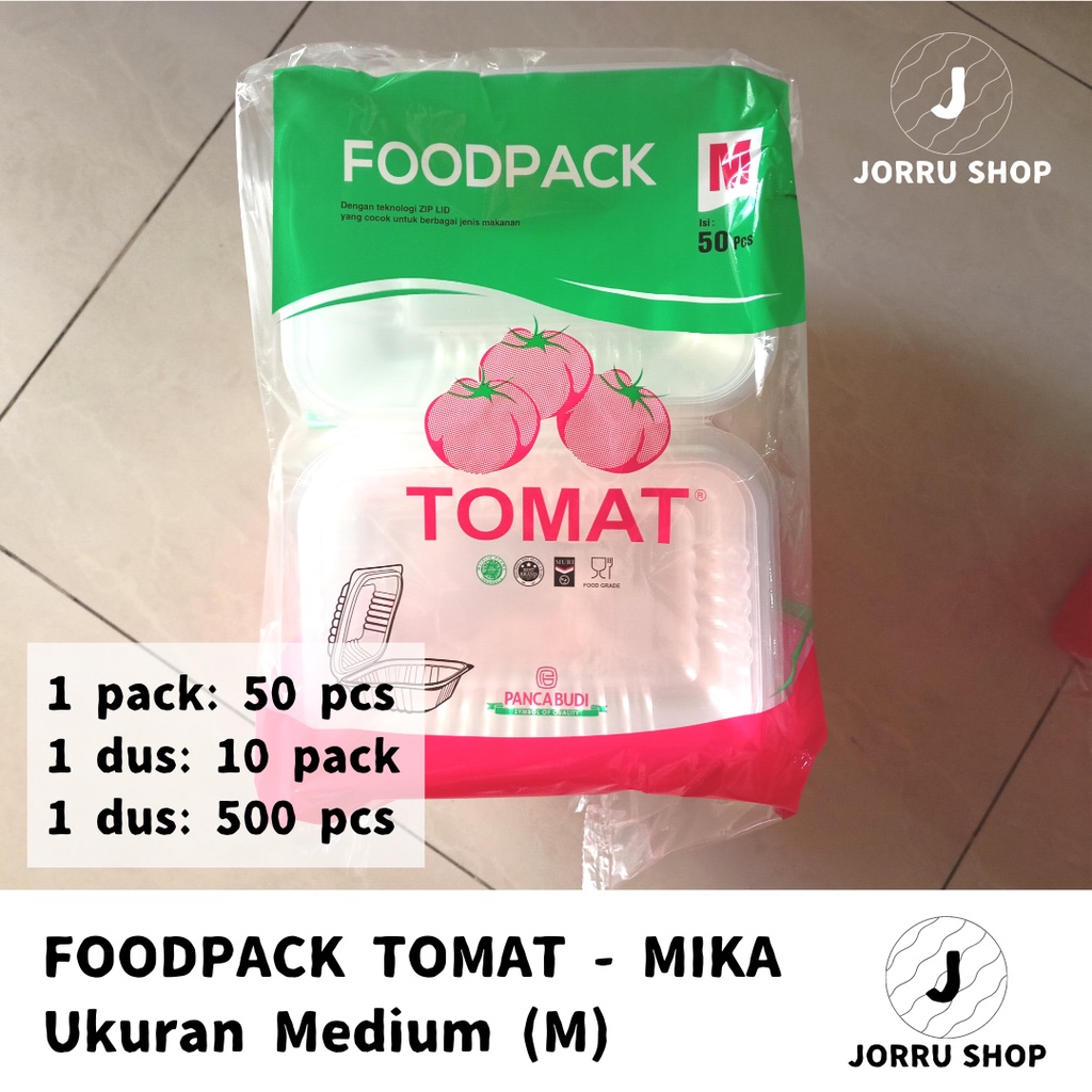 Jual FOODPACK TOMAT - MIKA MAKANAN UKURAN MEDIUM (M) | Shopee Indonesia