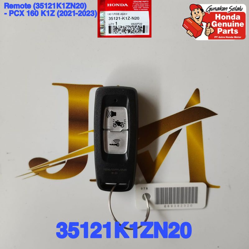 Jual Remote PCX 160 2021 Asli atau Ori Honda AHM 35121K1ZN20 | Shopee ...