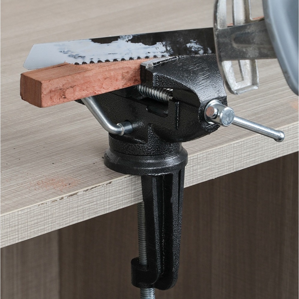 Jual 65 mm Vise Besi 360 rotation catok meja ragum desk clamp 2.5 inchi ...