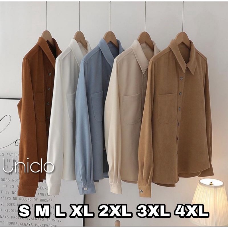 Jual Premium Series Kemeja UNICLO Big Size Ukuran Size S M L XL 2XL 3XL 4XL XXL XXXL XXXXL 2L 3L ...