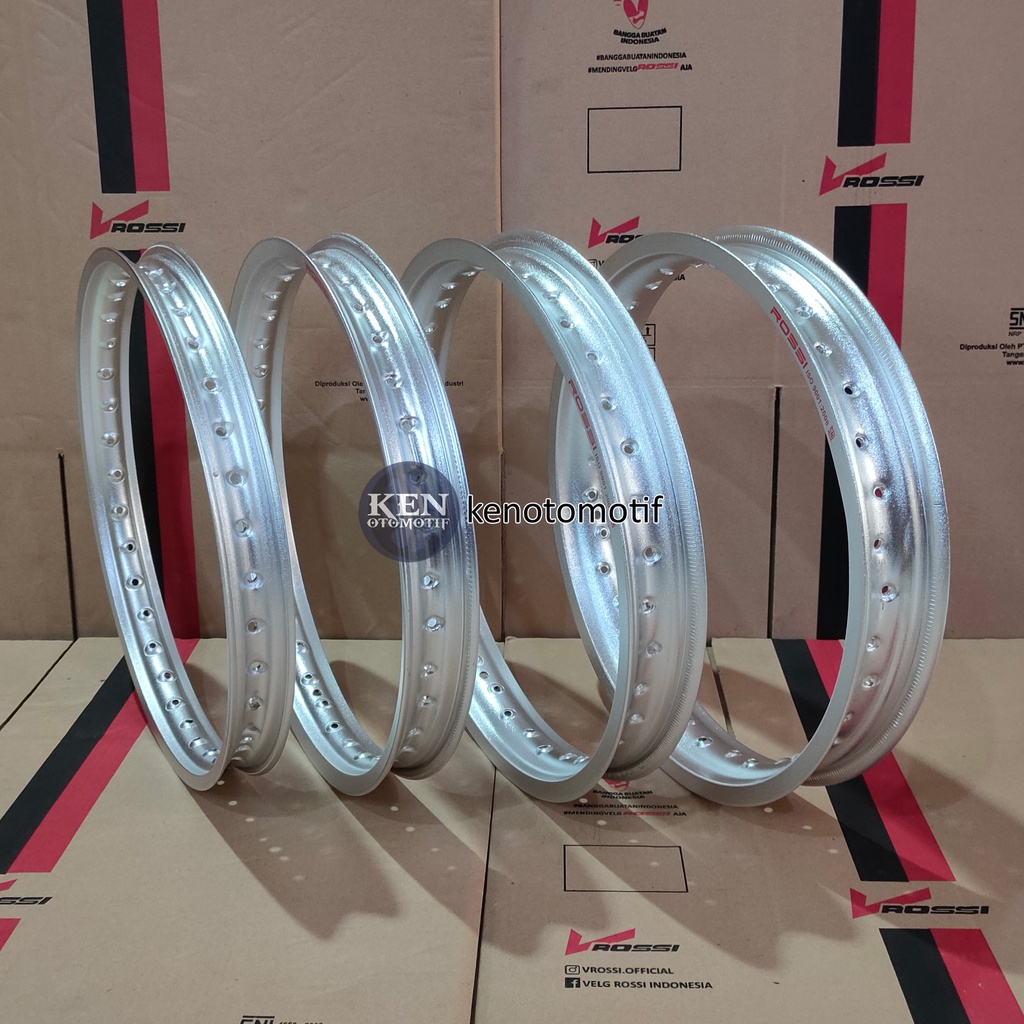 Jual VRossi Velg Jari Jari WM Silver Blast / Kulit Jeruk Ring 17 | 140 ...