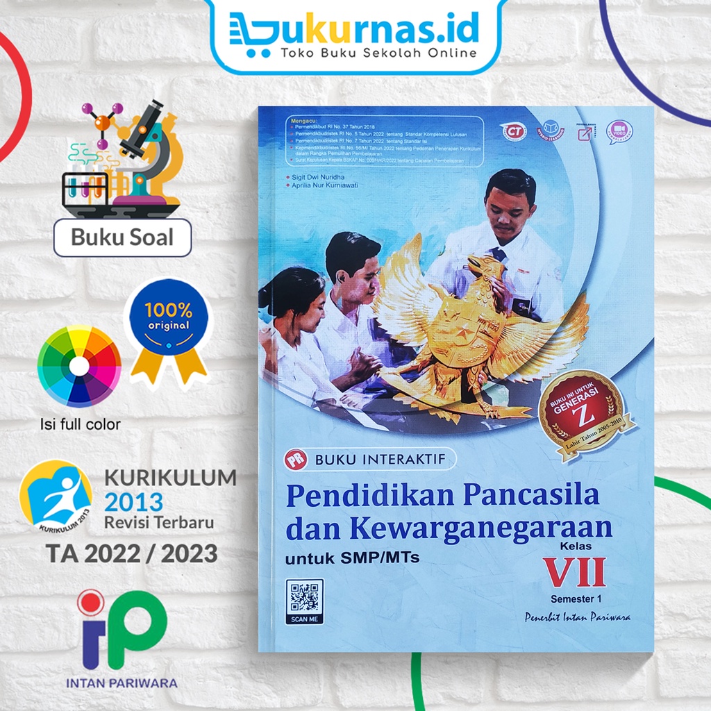 Jual Buku PR Interaktif PPKN SMP/MTs Kelas 7 Semester 1 - Intan Pariwara | Shopee Indonesia