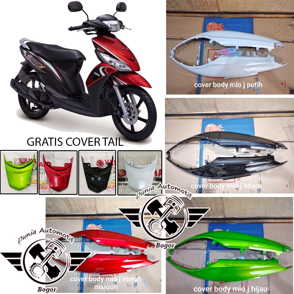 Jual BODY SAMPING KANAN DAN KIRI BELAKANG YAMAHA MIO J ATAU MIO GT ...