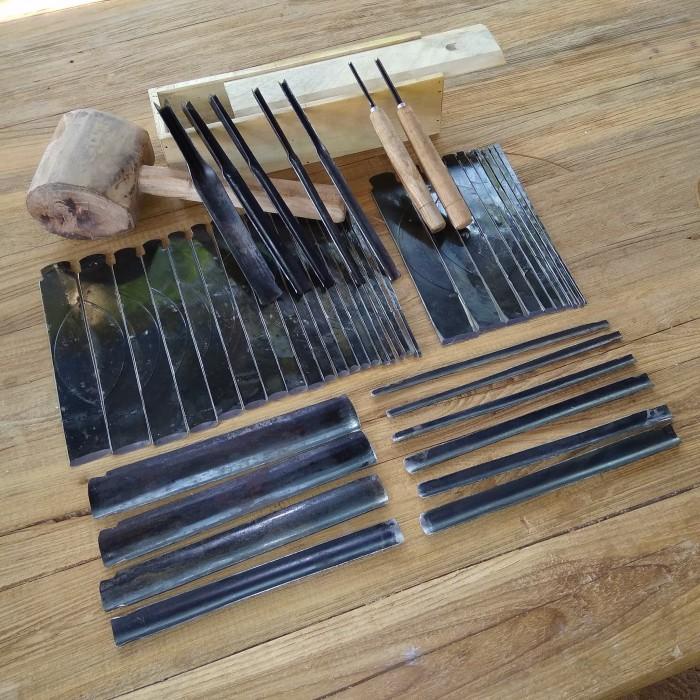 Jual Alat Pahat Ukir Kayu Tatah Jepara Super Komplit Kualitas Terjamin 037 Shopee Indonesia