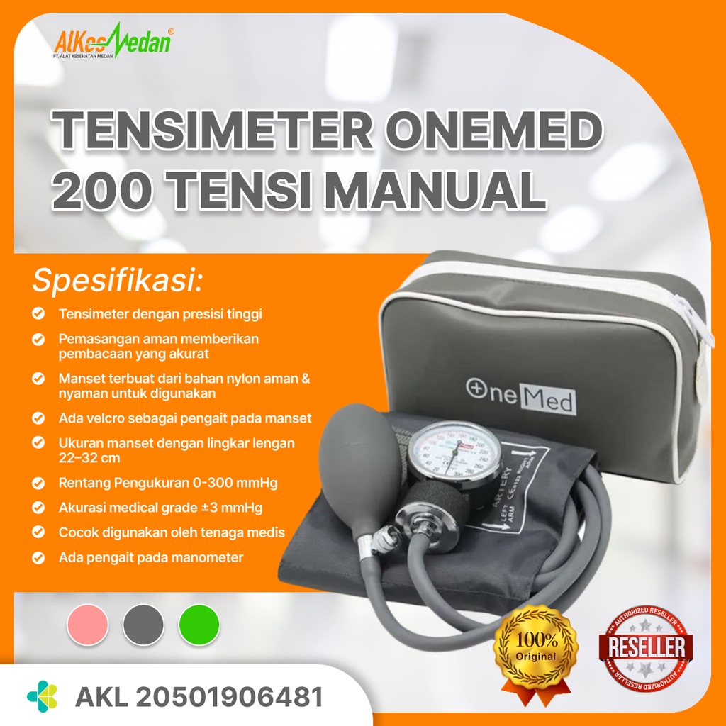Jual TENSIMETER ONEMED 200 TENSI JARUM MANUAL | Shopee Indonesia