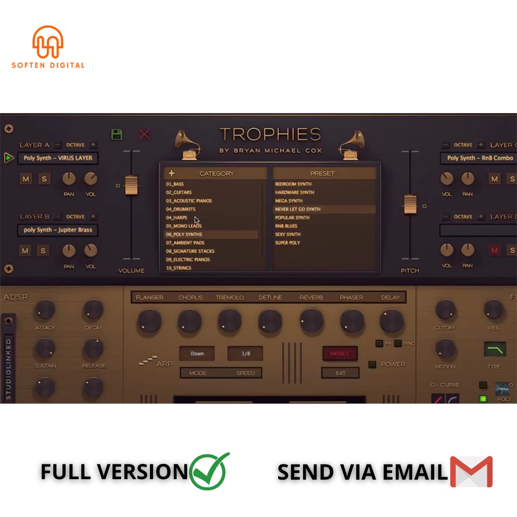 Jual StudioLinked Trophies VSTi Plugin virtual instrument engineered ...