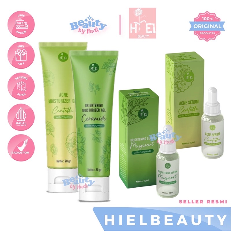 Jual BEAUTYBY.NADS | SERUM MOISTURIZER CENTELLA & SERUM MUGWORT BY HIEL ...